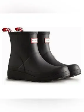 Hunter | Shoes | Hunter Short Play Boots With Redtrim Logo | Poshmark